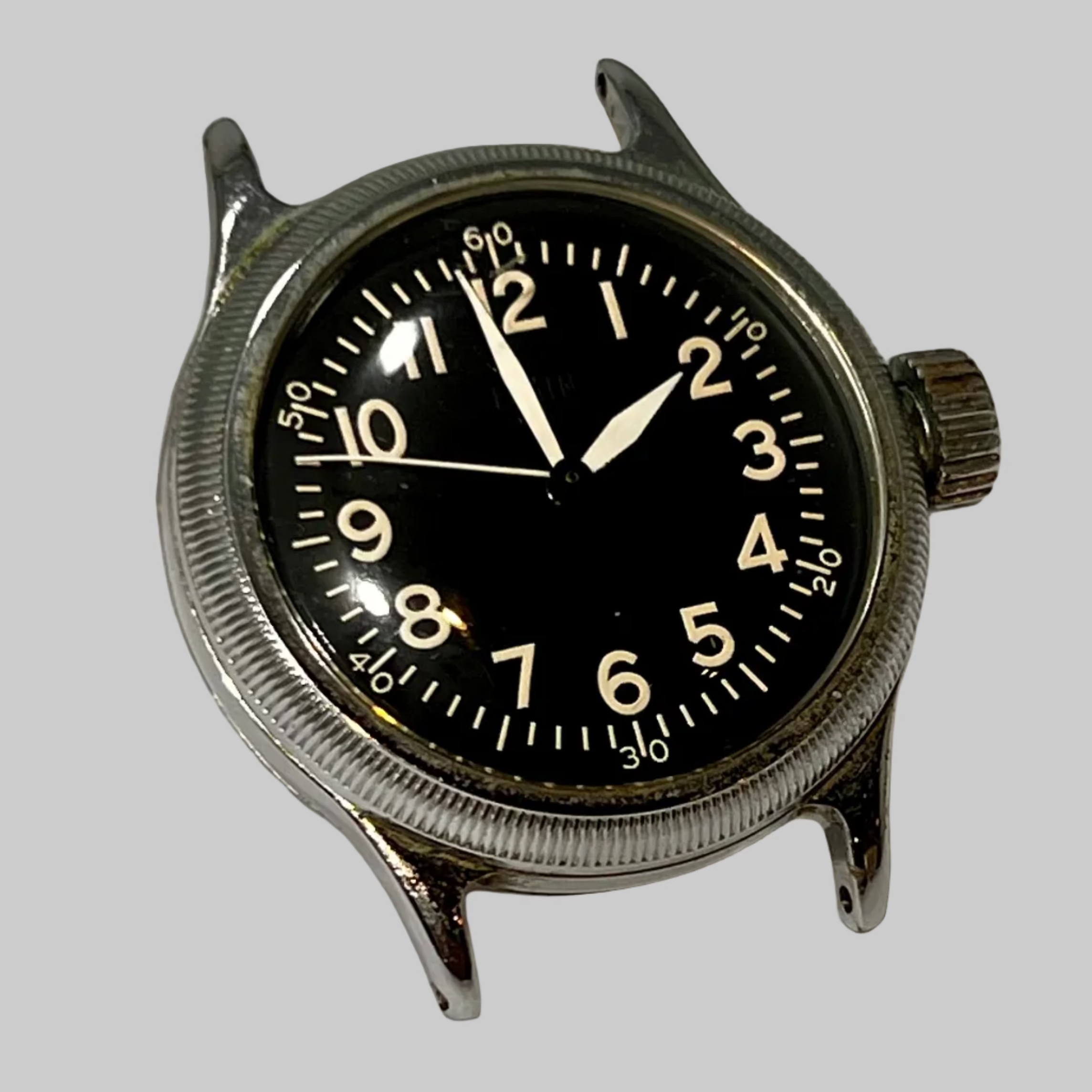 Vintage Elgin A-11 WW2 Military Issue Aviator's Wrist Watch *comes wit ...